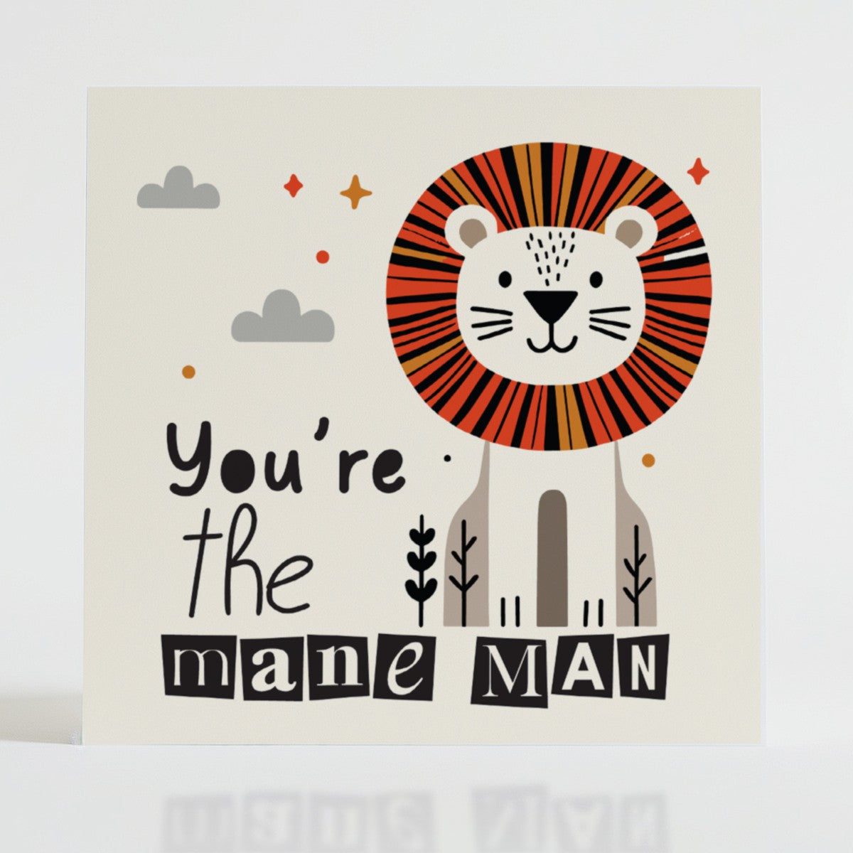 Mane Man | Celebration Card for True Leaders | Brilliantly Brave